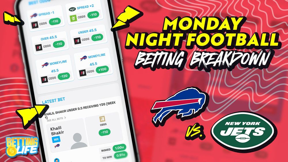 Week 1 Monday Night Football Betting Breakdown. Best Bets For Bills @ Jets.