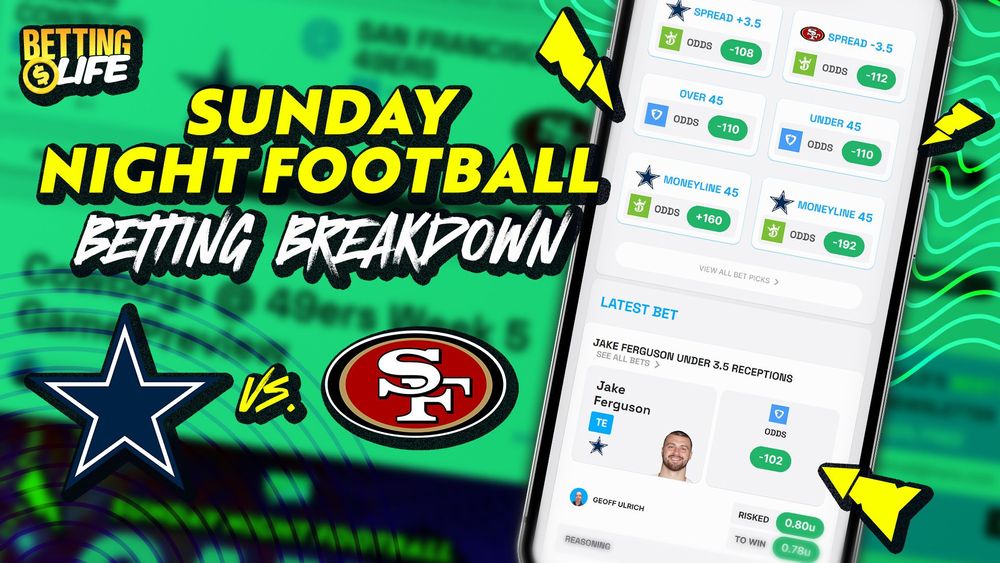 Week 5 Sunday Night Football Betting Breakdown. Best Bets for Cowboys ...