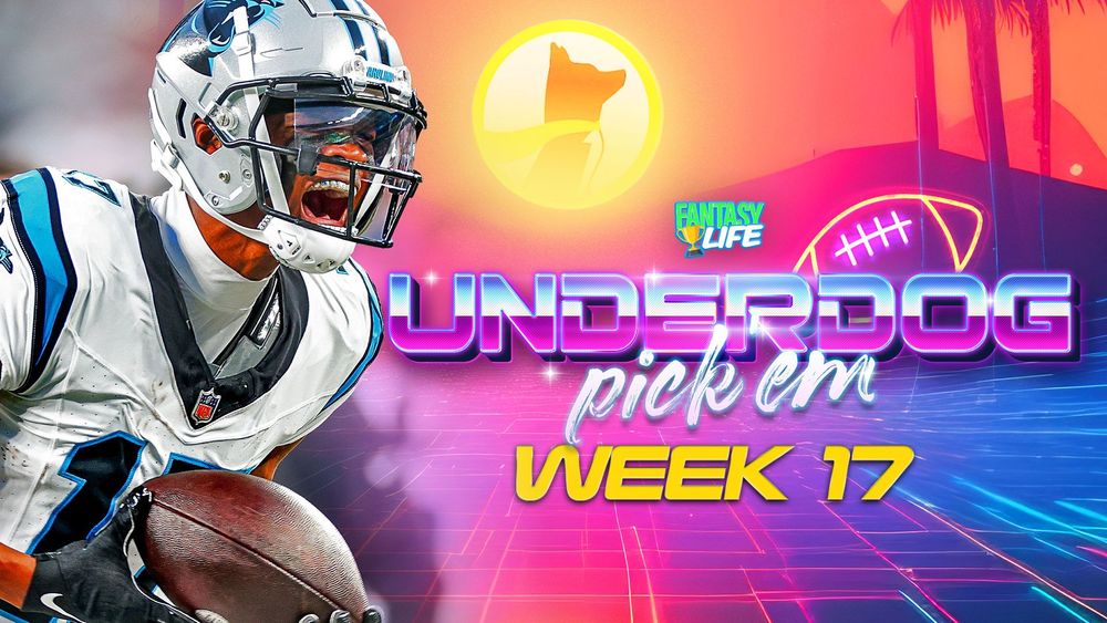 Underdog Pick'em Plays. Top Picks for the Week 17.