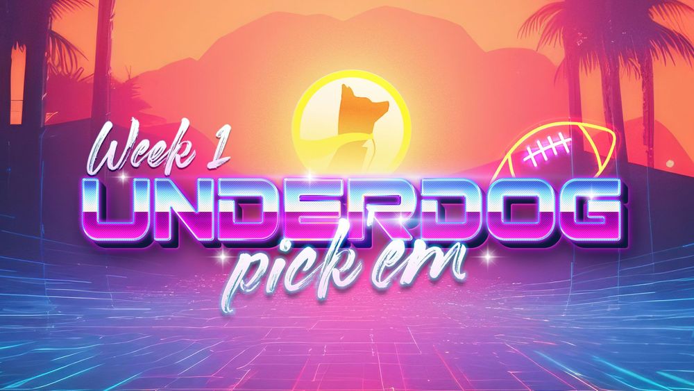 Underdog Pick'em Best Plays. Week 1.