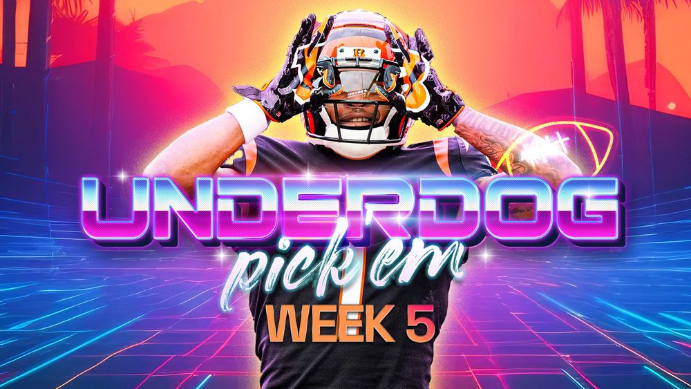 Underdog Pick'em Best Plays. Week 5.